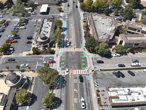 Bay and Hill St. Intersection Quick-Build | City of Capitola California
